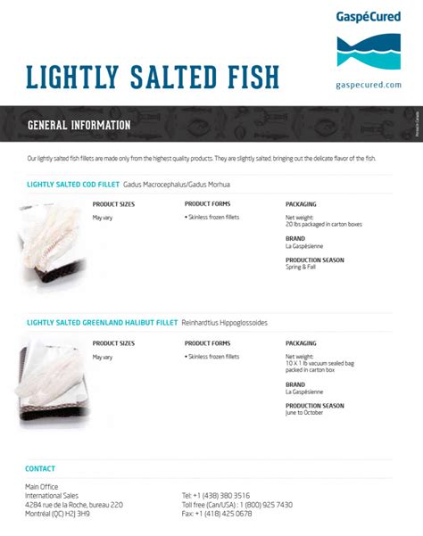 Lightly Salted Cod Fillet Gaspecured