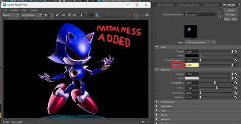 Roughness Map Removing Metalness Map Once Added In Ai Standard