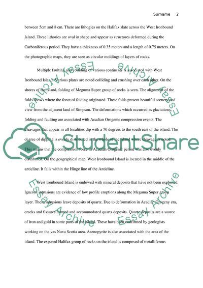Geological Map Interpretation Research Paper Example Topics And Well