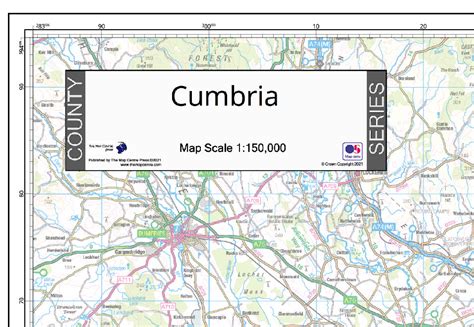 Cumbria County Map 2021 Map Logic