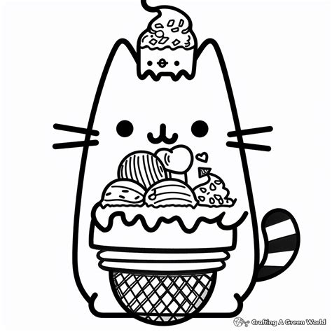 Halloween Pusheen Coloring Pages Coloring Nation