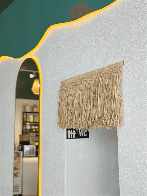 Kapı Üstü Rafya Halat Şerit 100 X 45 Cm