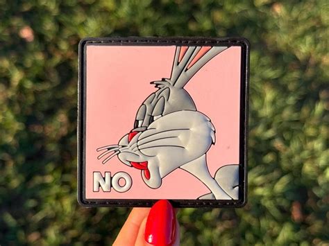 No Meme Funny Pvc Morale Patch Etsy