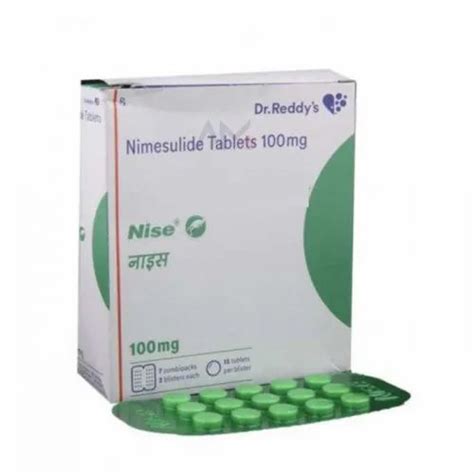 Nimesulide 100 Mg Tablets Treatment Pain Relieffever At ₹ 100stripe