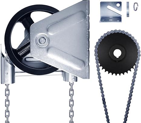 Lajiaoz Garage Door Chain Hoist 41 Reduced Drive Heavy Duty Hoist