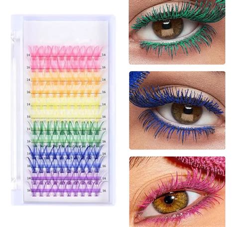 Ng 03 01 120pc Multi Coloured Diy Lash Cluster Extension Kit D Curl