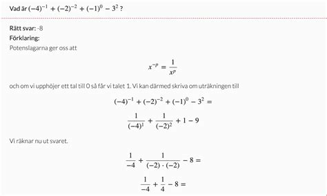 Potenslagar Matematikhögskoleprovet Pluggakuten