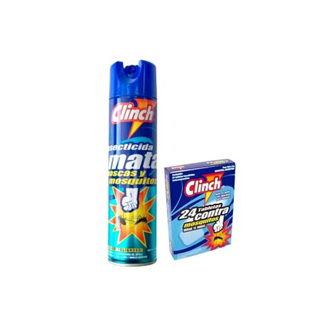 Pack Insecticida Clinch Azul Mmm Tabletas Clinch 24 Unid — El Clon