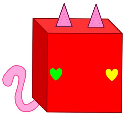 New Red Kitty Cube Body By Thenewbggaming On Deviantart