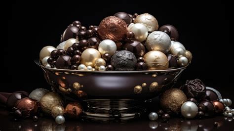Premium Photo Chocolate Balls