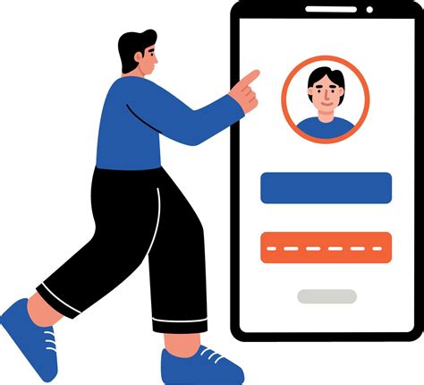 A Flat Style Illustration Showing A Person Adding New Password 66769229