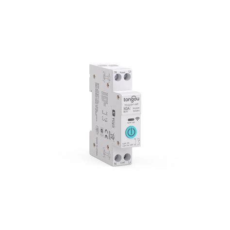 Tongou Zigbee 16a Rail Din Switch Power Consumption Meter Tuya And