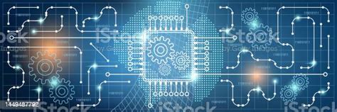 Data Processing Information Computing Vector Concept Stock Illustration