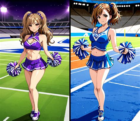 Ai Cheer Off Purple Vs Blue By Giggitousen On Deviantart