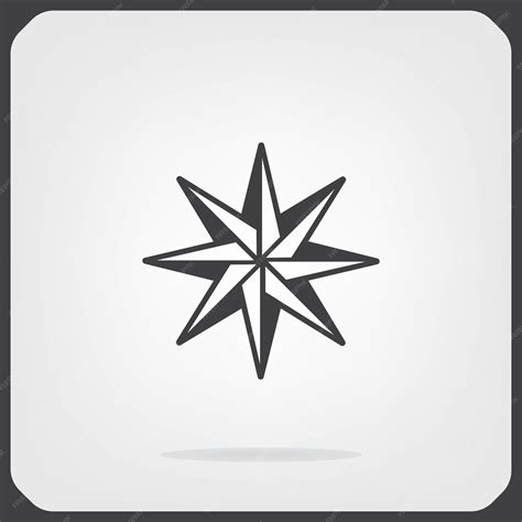 Premium Vector Compass Symbol Vector Illustration On Gray Background Eps 10