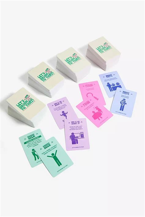 Lets Drink To That Original Deck Card Game Urban Outfitters Uk
