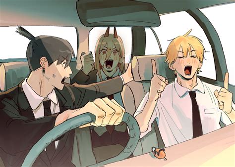 Denji Chainsaw Man Hayakawa Aki Pochita Chainsaw Man Power