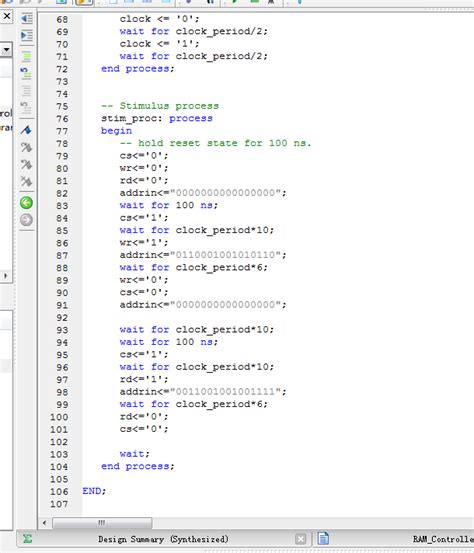 Ram控制器设计vhdl代码ise仿真vhdl Ram Csdn博客