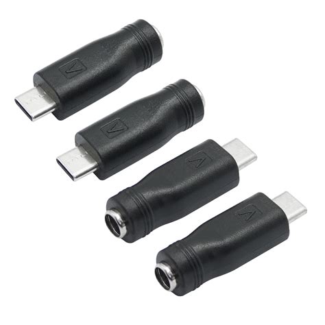 Dc 55mm X 21mm To Usb C Adapter 5v Dc 5521 Female To Usb Type C Male