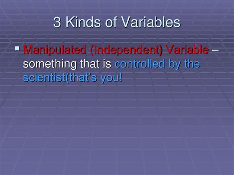 Identifying Variables For Labs Ppt Download
