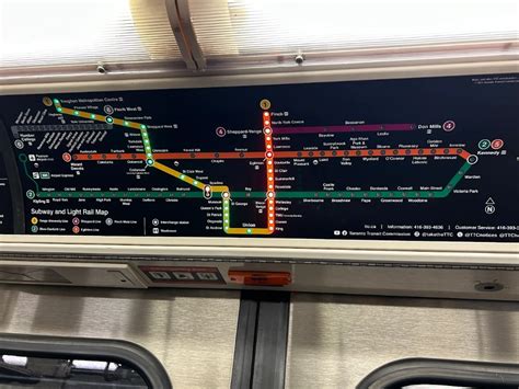 Eglinton And Finch Lrts Added To Ttc Subway Maps Torontotodayca