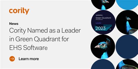 Cority Named As A Leader In Green Quadrant For Ehs