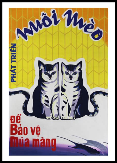 Breeding Cats To Protect Our Crops Vietnam 1970s R Propagandaposters