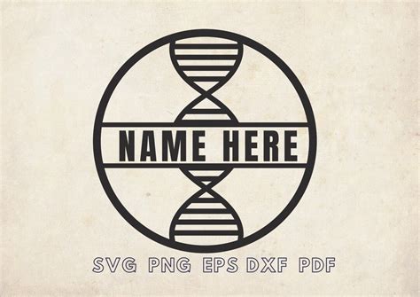Split Dna Svg Dna Wall Art Dna Template Personalized Dna Stencil Ornament Laser Cut File