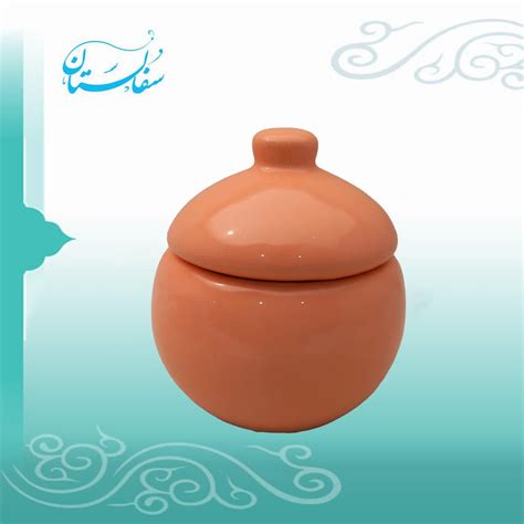 قندان سفالی رنگی کد 4088 سفالستان