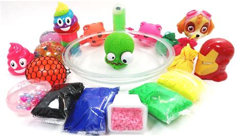 Slime Mezclando Clear Slime Con Random En Un Super Smoothie 2 Mixing