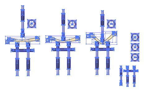 Femur Compression Test Vector Illustration