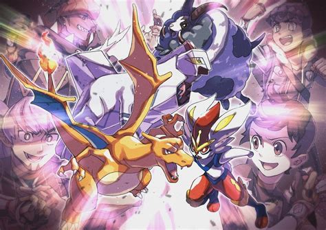 Leon Raihan Charizard Hop Victor And 3 More Pokemon And 1 More