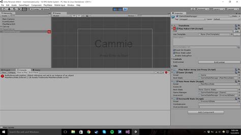 Nullreferenceexception Hear Me Out Unity Engine Unity Discussions