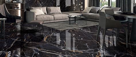 Titanium Black Series By Lavish Ceramics Glazed Porcelain Floor Tiles