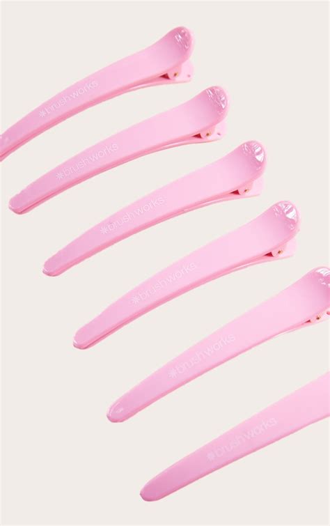 Brushworks Sectioning Clips 6 Pack Beauty Plt