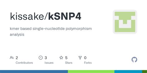 Github Kissakeksnp4 Kmer Based Single Nucleotide Polymorphism Analysis