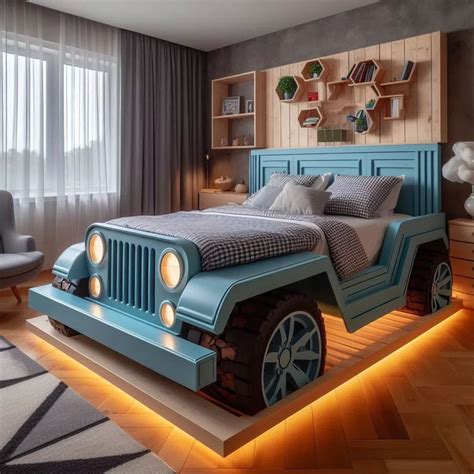 Brand New Jeep Shaped Beds Adventure Begins At Bedtime Bedroom