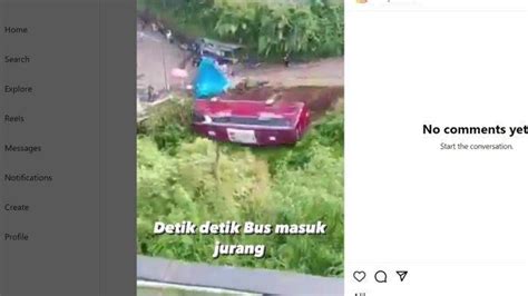 Detik Detik Bus Rombongan Dari Tangsel Terjun Ke Sungai Di Guci Tegal