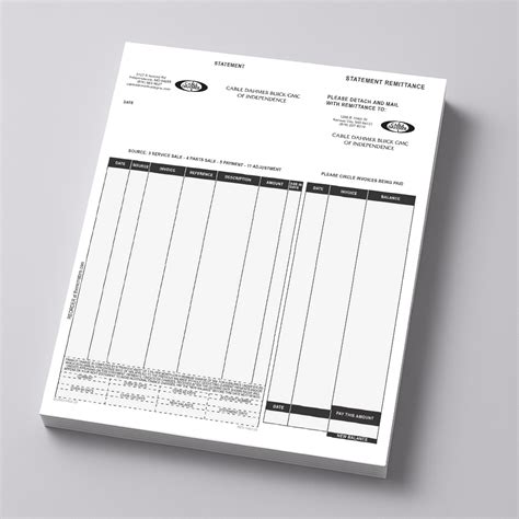 Statement Remittance Forms The Mcm Store