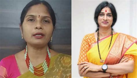 మాధవిలత బీజేపీ టికెట్ కోసమే ఇలా చేశారు కాల్వ సుజాత సంచలన ఆరోపణలు