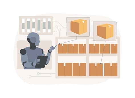 Premium Vector Predictive Inventory Analytics With Ai Abstract