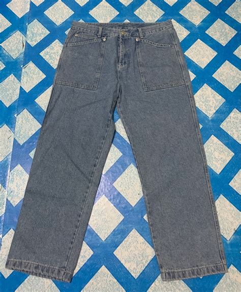 Baggy Pants Hard Denim Mens Fashion Bottoms Jeans On Carousell