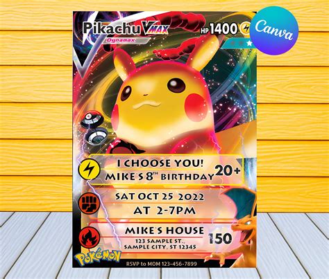 Birthday Invitation Picture 4 Etsy