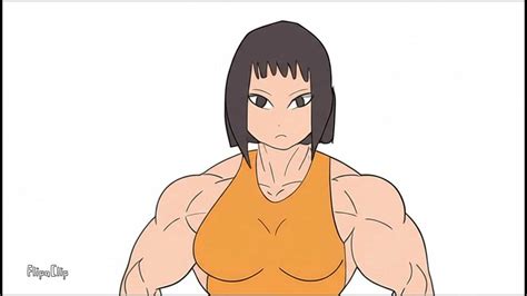 Female Muscle Growth Crazy Transformation Animation Youtube