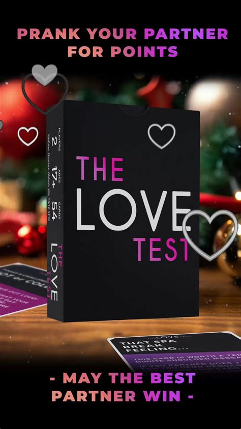 The Love Test Pranking Couples Card Game Couples Couplestiktok Coup