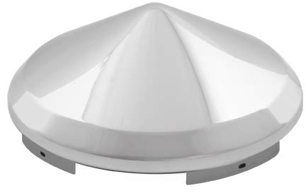 Cone Style Chrome Plated Universal Front Hub Cap A And I