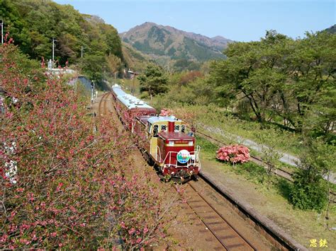 Watarase Ravine Railway Class Ed10 Diesele Locootive Services A Holiday Making Train