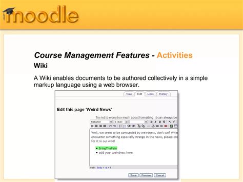 Moodle Presentation Ppt