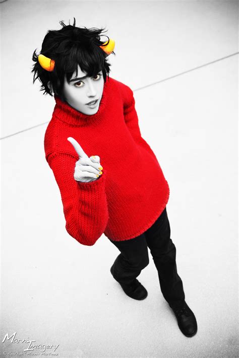 Cosplay Kankri Cancer Red Sign Signless Kankri Karkat Vantas Cosplay