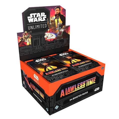 Star Wars Unlimited A Lawless Time Booster Display Golden Goblin Games